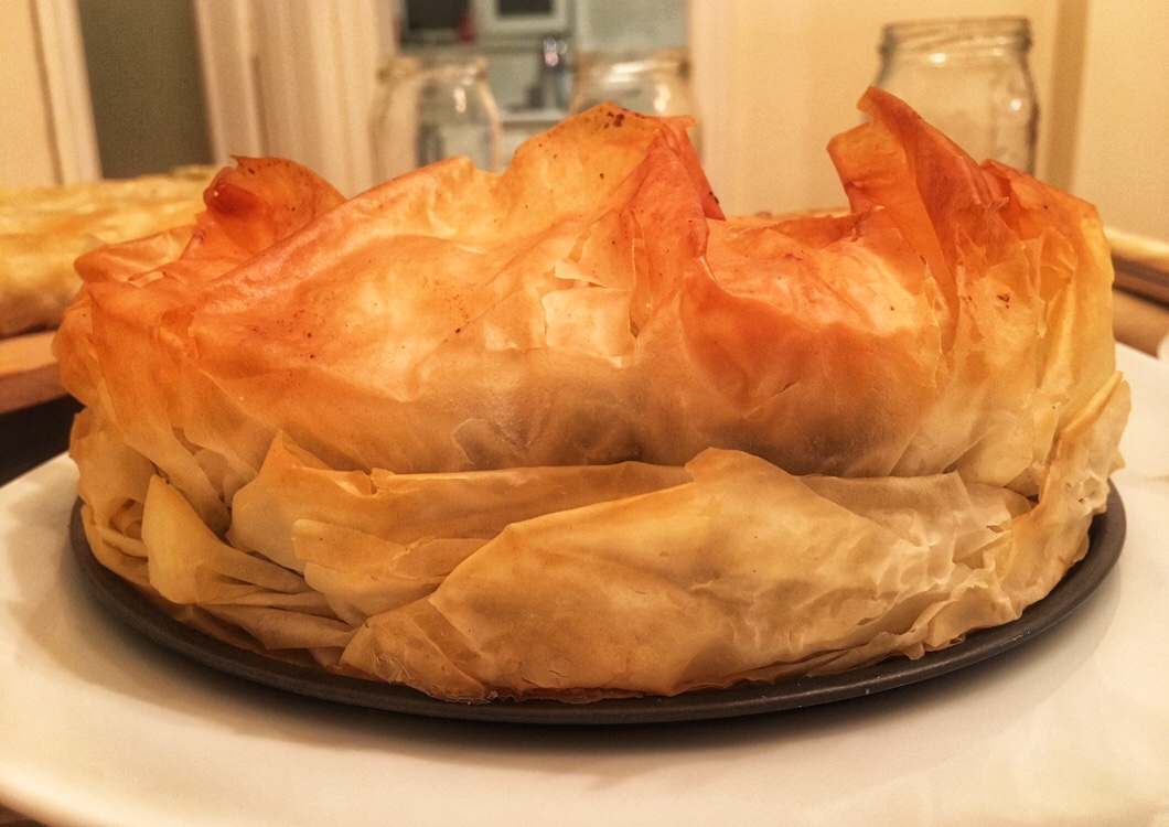 Spring Stinging Nettle Spanokopita – Keshkek Meshkek